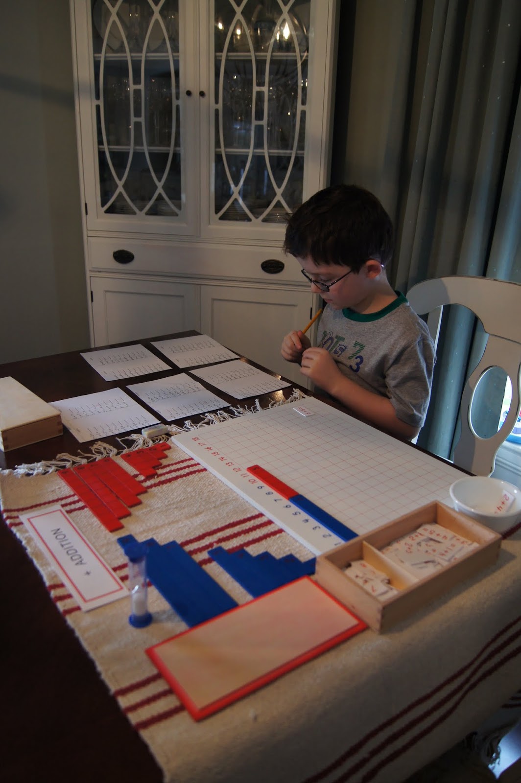 "Making Montessori Ours": Addition Strip Board, Montessori Addition ...