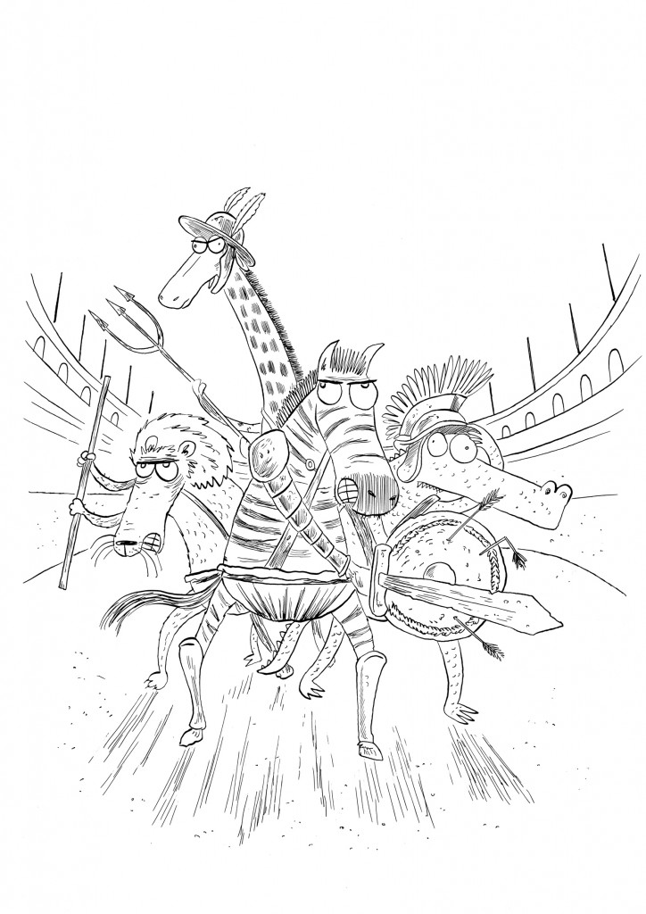 The Book Zone: Review: Julius Zebra: Rumble with the Romans by Gary ...