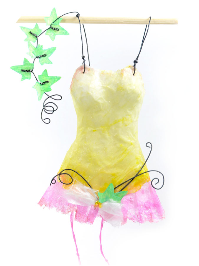 Kell Belle Studio: Fiery Opal Paper and Wire Corset