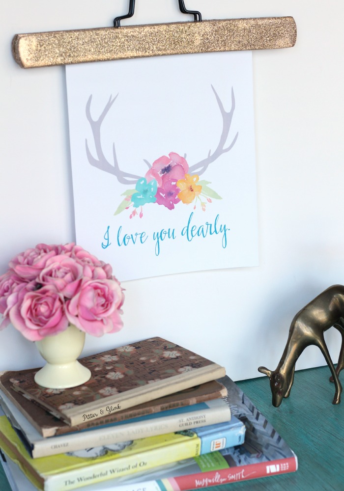 PitterAndGlink: Free "I Love You Dearly" Valentine Printable
