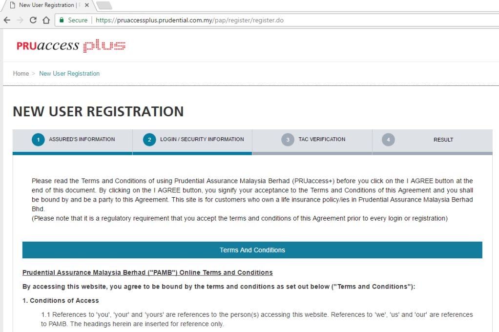 uSnapshot: How to Register Prudential Customer Portal Login PRUaccess Plus