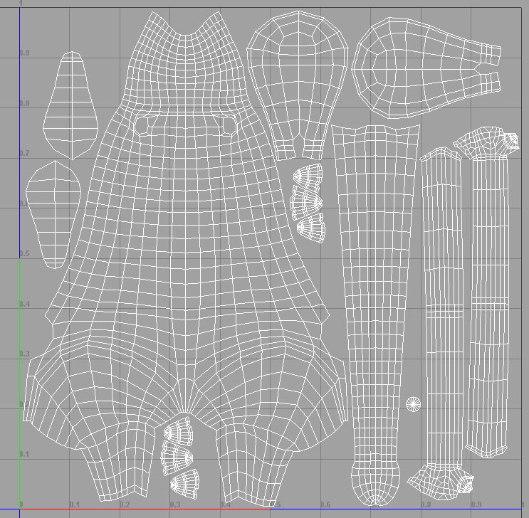 Rick's Production Blog: Body UV, Environmental modeling, Organizing the ...