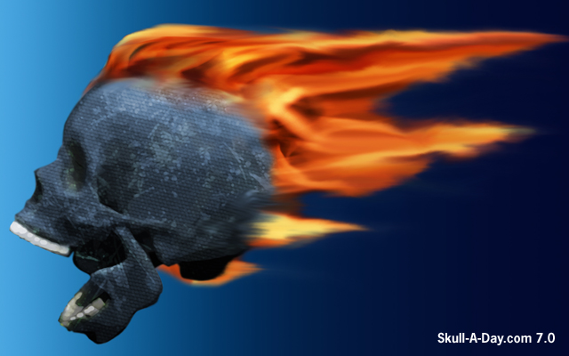 Flaming Skull (NO, these will never get old!)