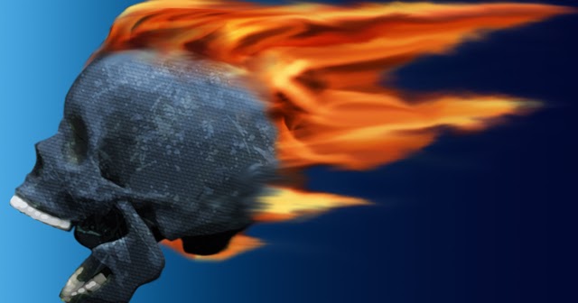 Flaming Skull (NO, these will never get old!)