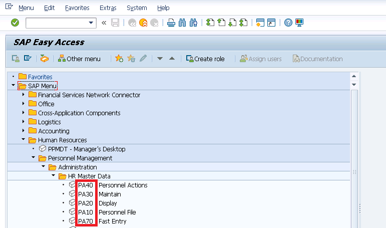 Sap Hr Hcm Journey How To Display T Codes In Sap Menu