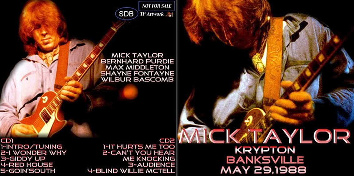 T.U.B.E.: Mick Taylor - 1988-05-29 - Banksville, NY (SBD/FLAC)
