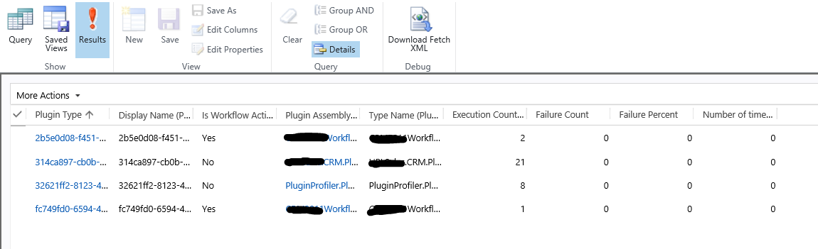 Dynamics 365 Customer Engagement: Retrieve Statistics of Plugins ... Dynamics 365 Customer Engagement: Retrieve Statistics of Plugins ...