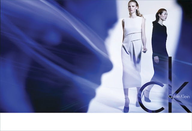 ck by Calvin Klein F/W 11.12: Lara Stone, Benjamin Eidem and Liu Wen by ...