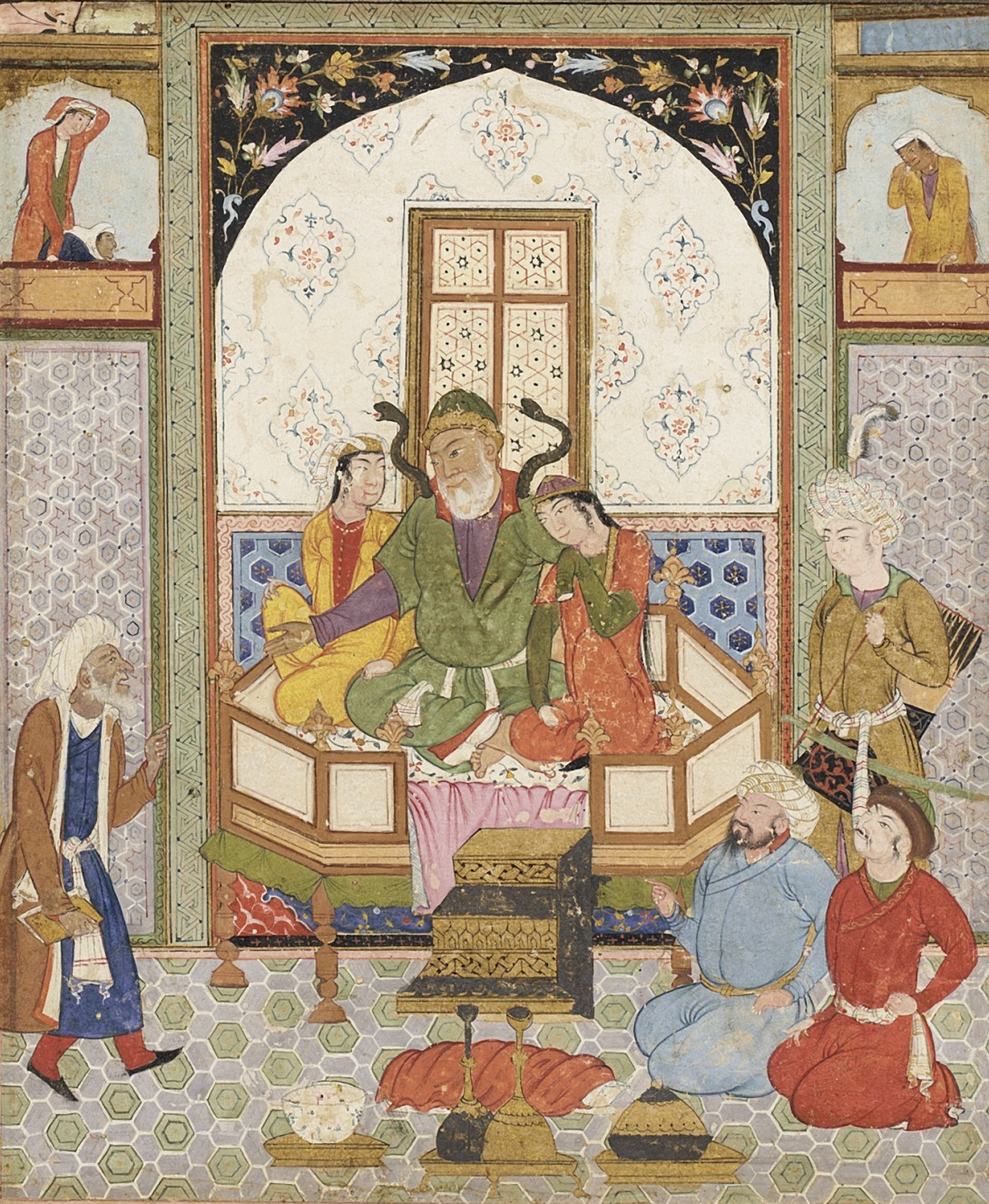 d20 Despot: Monster Monday: Zahhak - Snake-Filled Three-Headed Dragon