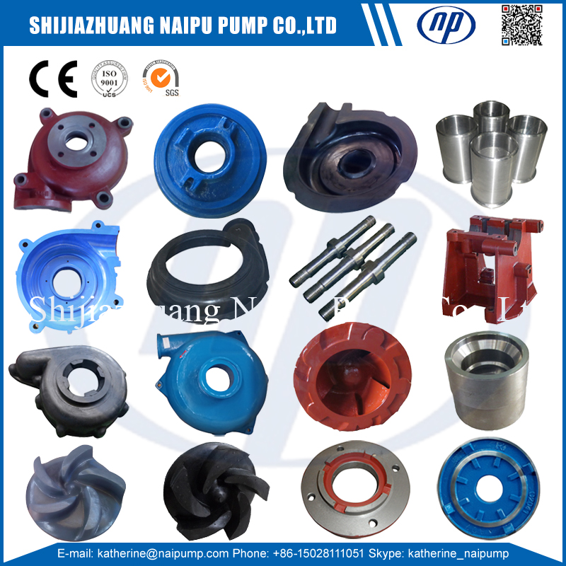 Centrifugal Slurry Pump: Warman Pump Spare Parts Metal and Rubber Liners