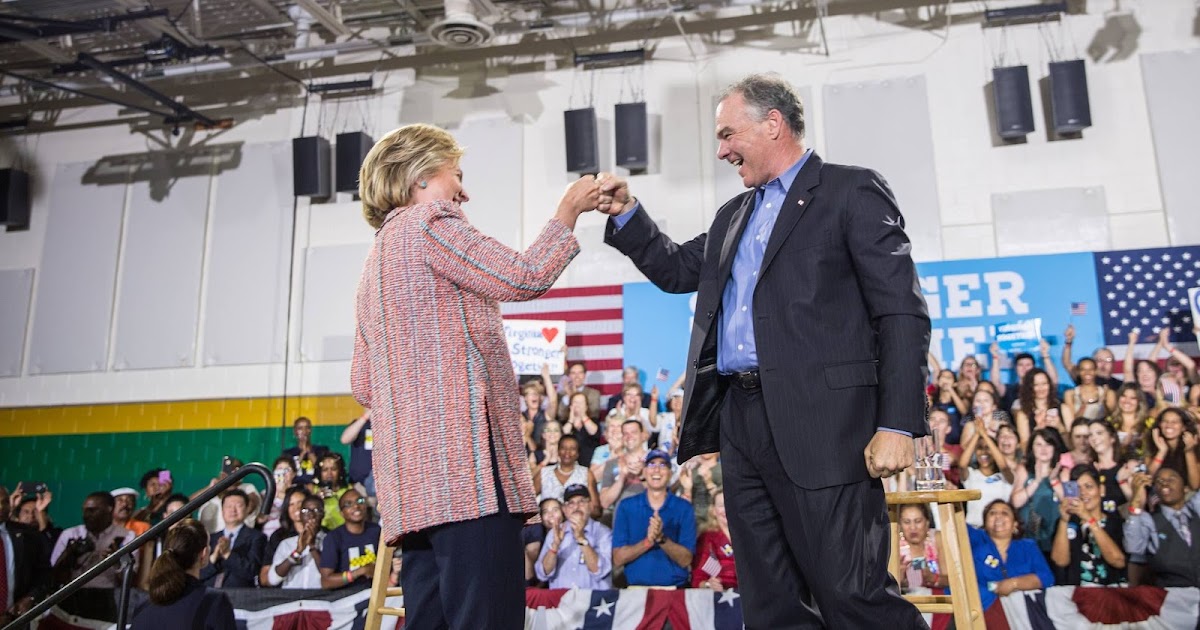 Democratic Presidential Candidate Hillary Clinton Selects Virginia ...