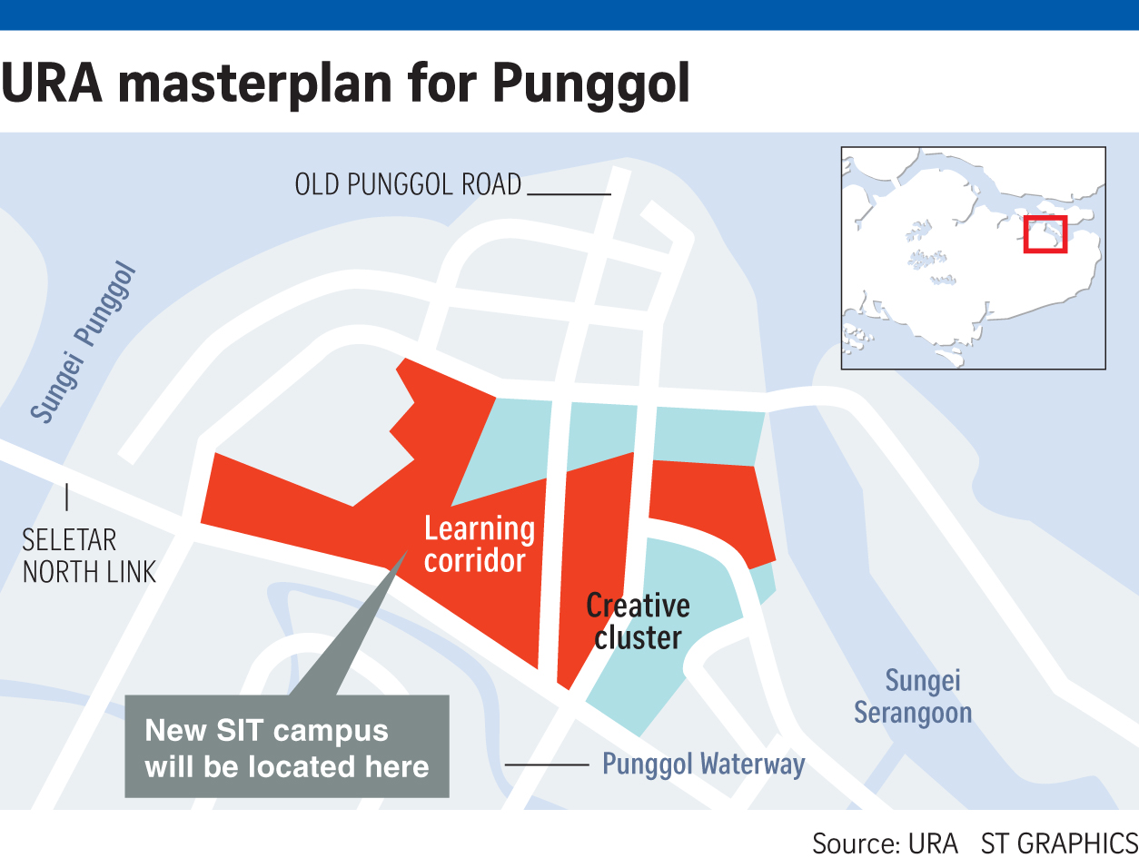 wild shores of singapore: How will the new Punggol SIT campus affect ...