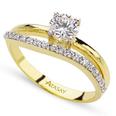 Atasay Prlanta Sevgililer Günü Tekta Yüzük Modelleri