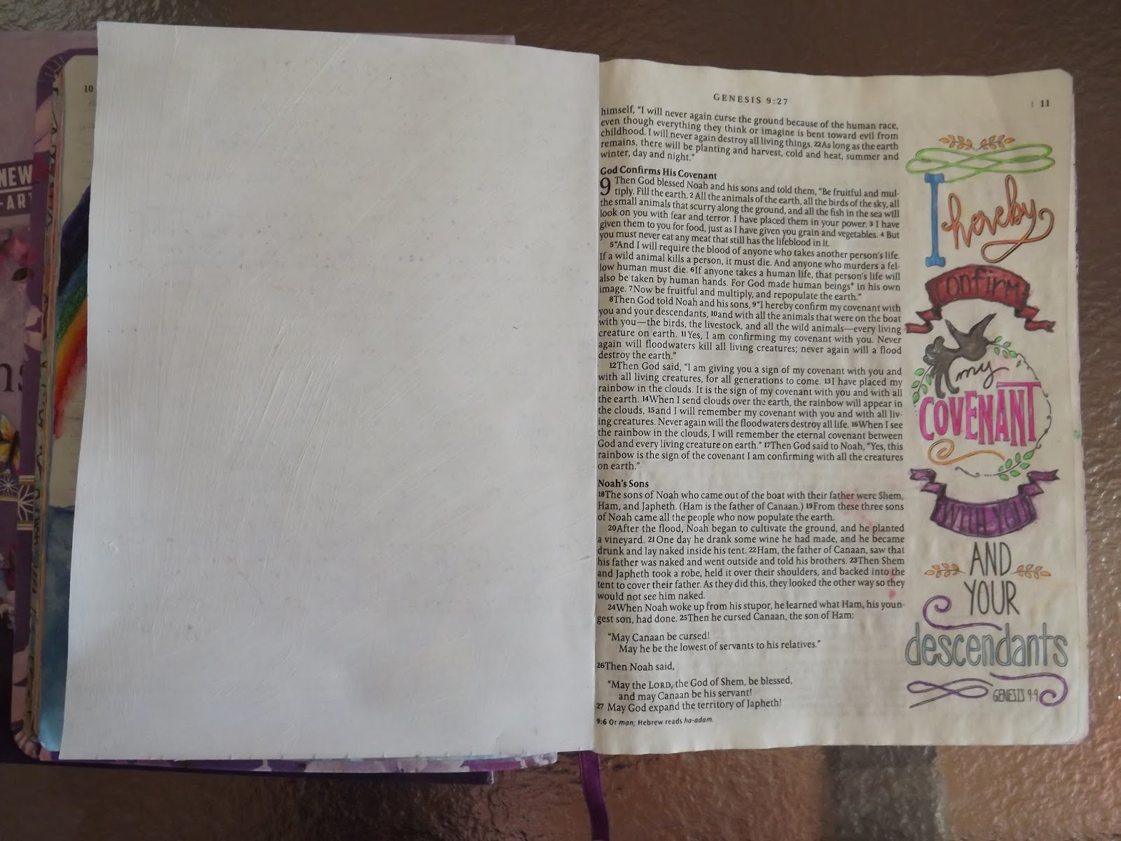 Bybel Legkaart: Bible Journaling - Genesis 8 & 9