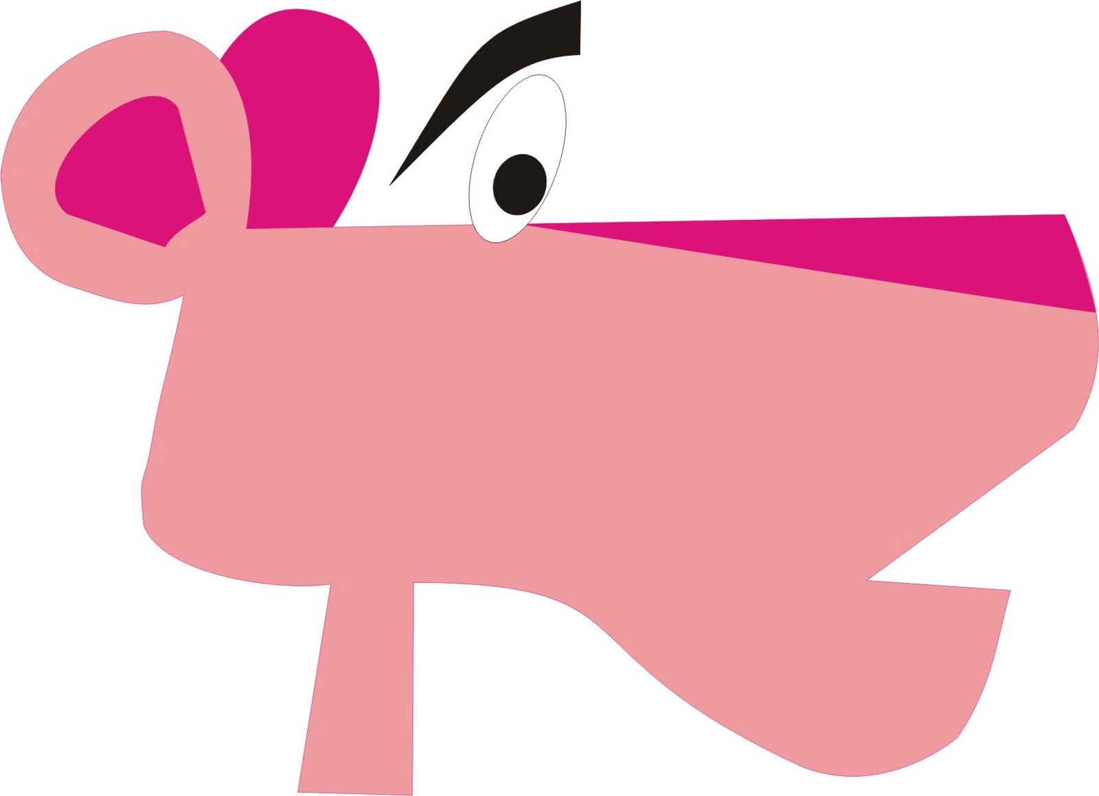 Cabeza de la pantera rosa - Imagui