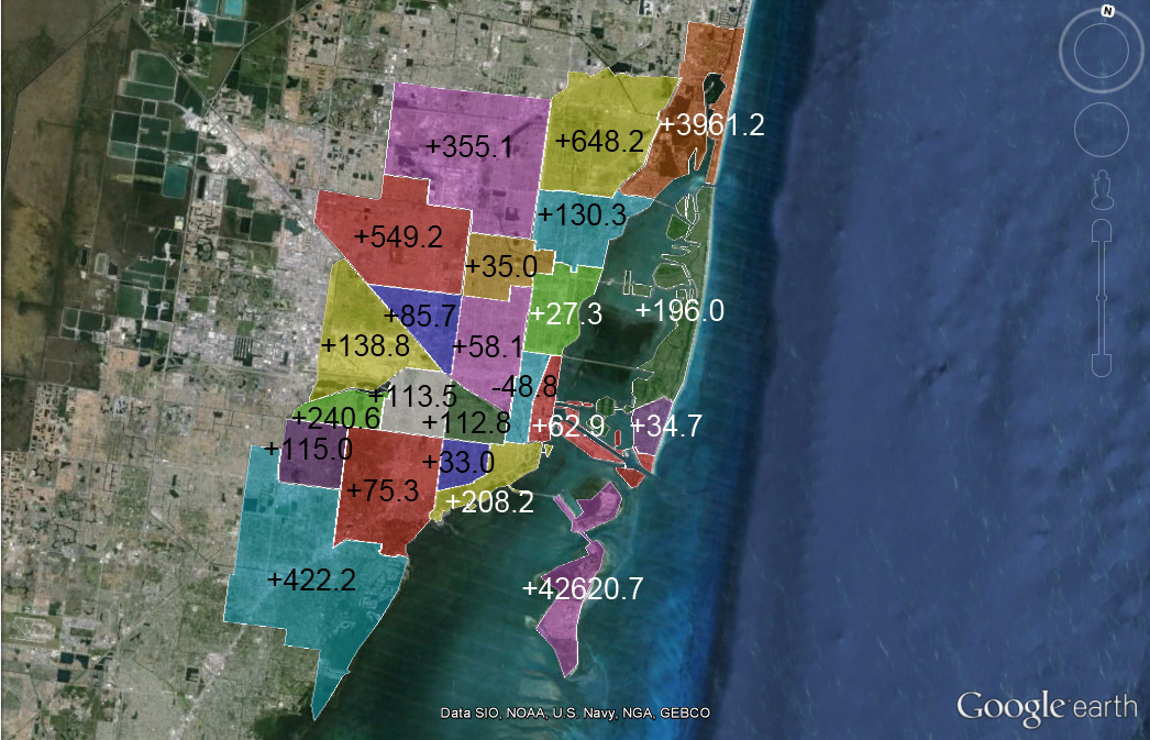 Urban Density Comparisons (Florida, map, suburban, downtown) - Urban ...