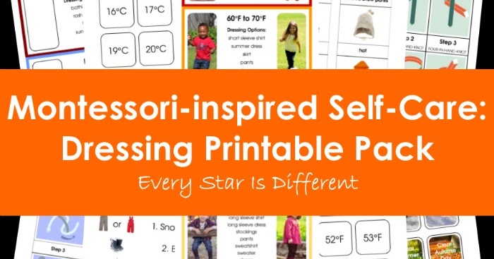 Every Star Is Different: Montessori-inspired Self-Care: Dressing ...