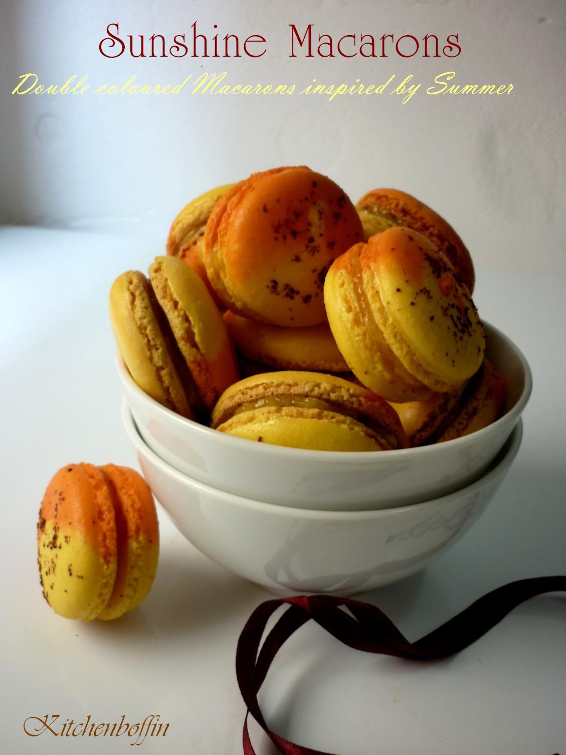 Kitchen Boffin: Sunshine Macarons inspired by Summer