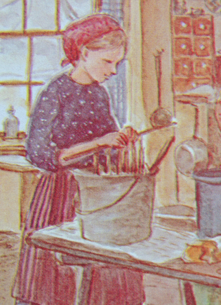 Audrey Finch: Tasha Tudor's Candlemaking Illustrations