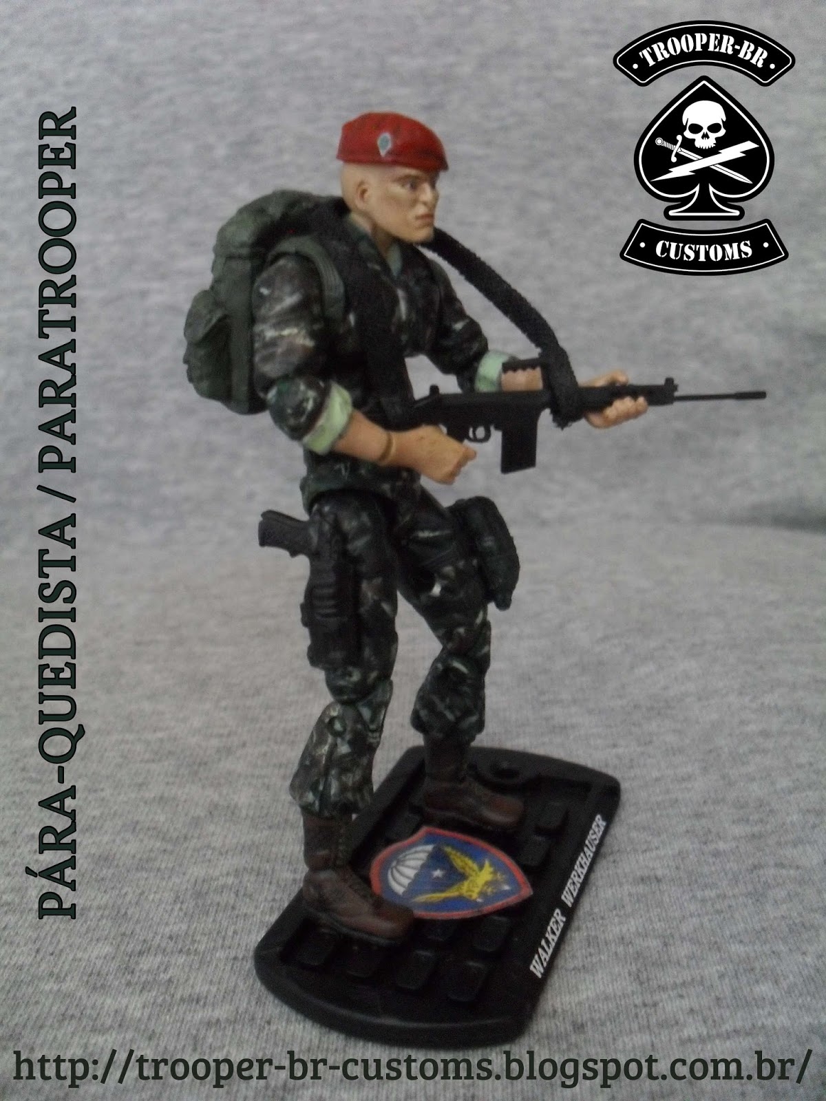 Gi joe Custom Action Figures: Pára-quedista do Exército Brasileiro I ...