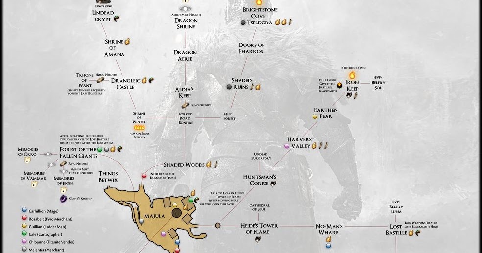 Dark Souls Brasil: Mapa dark souls 2