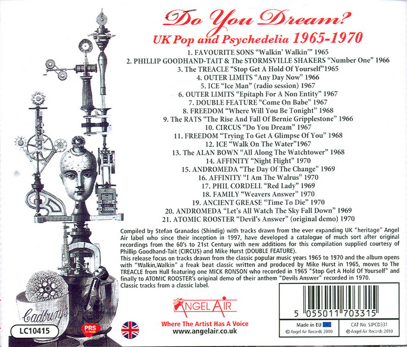 ENTRE MUSICA: DO YOU DREAM - UK Pop Psychedelia 1965-1970