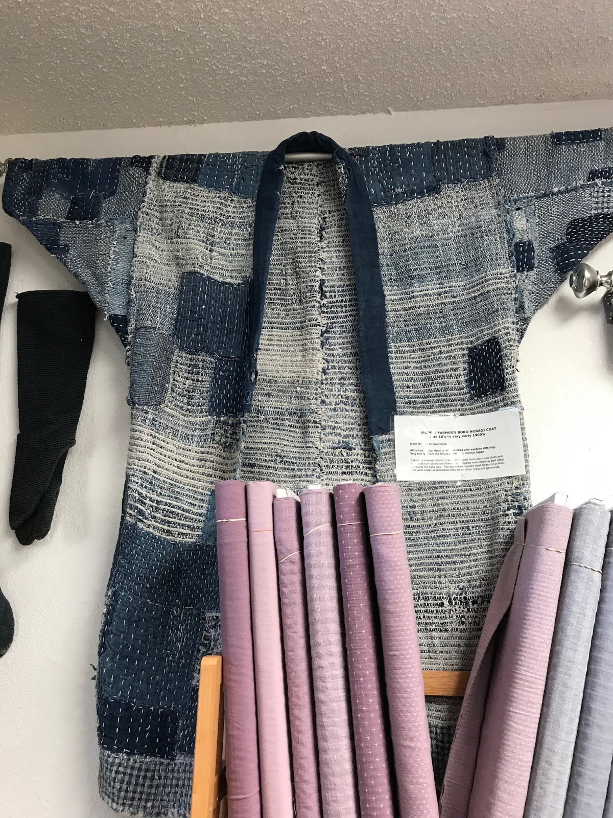 Sherrie loves color!: Japanese boro jackets in Shibori Dragon