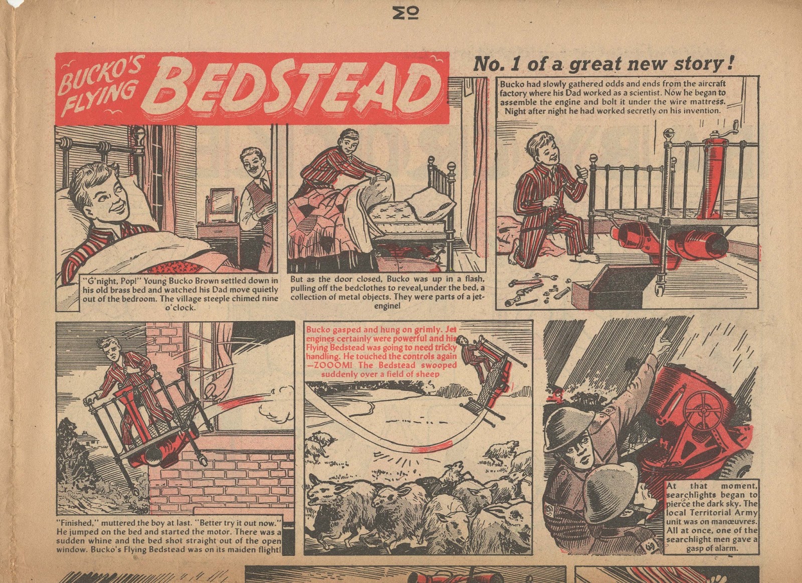 Peter Gray's Comics and Art: The Beezer new stories 1957 Hornet Wilson ...