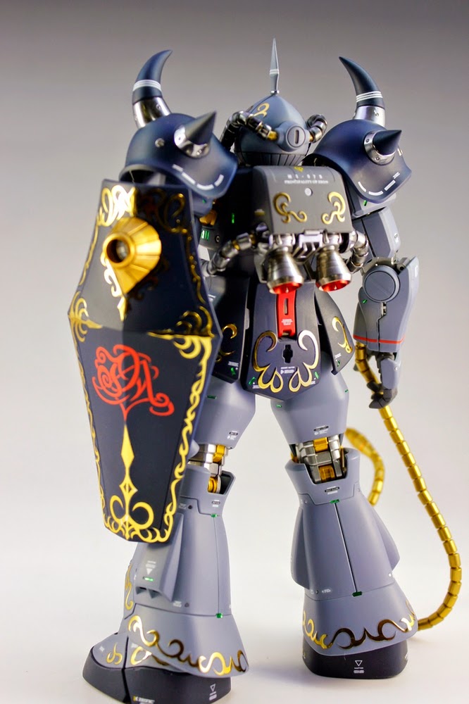 Painted Build: MG 1/100 Gouf M'Quve Custom - Gundam Kits Collection ...