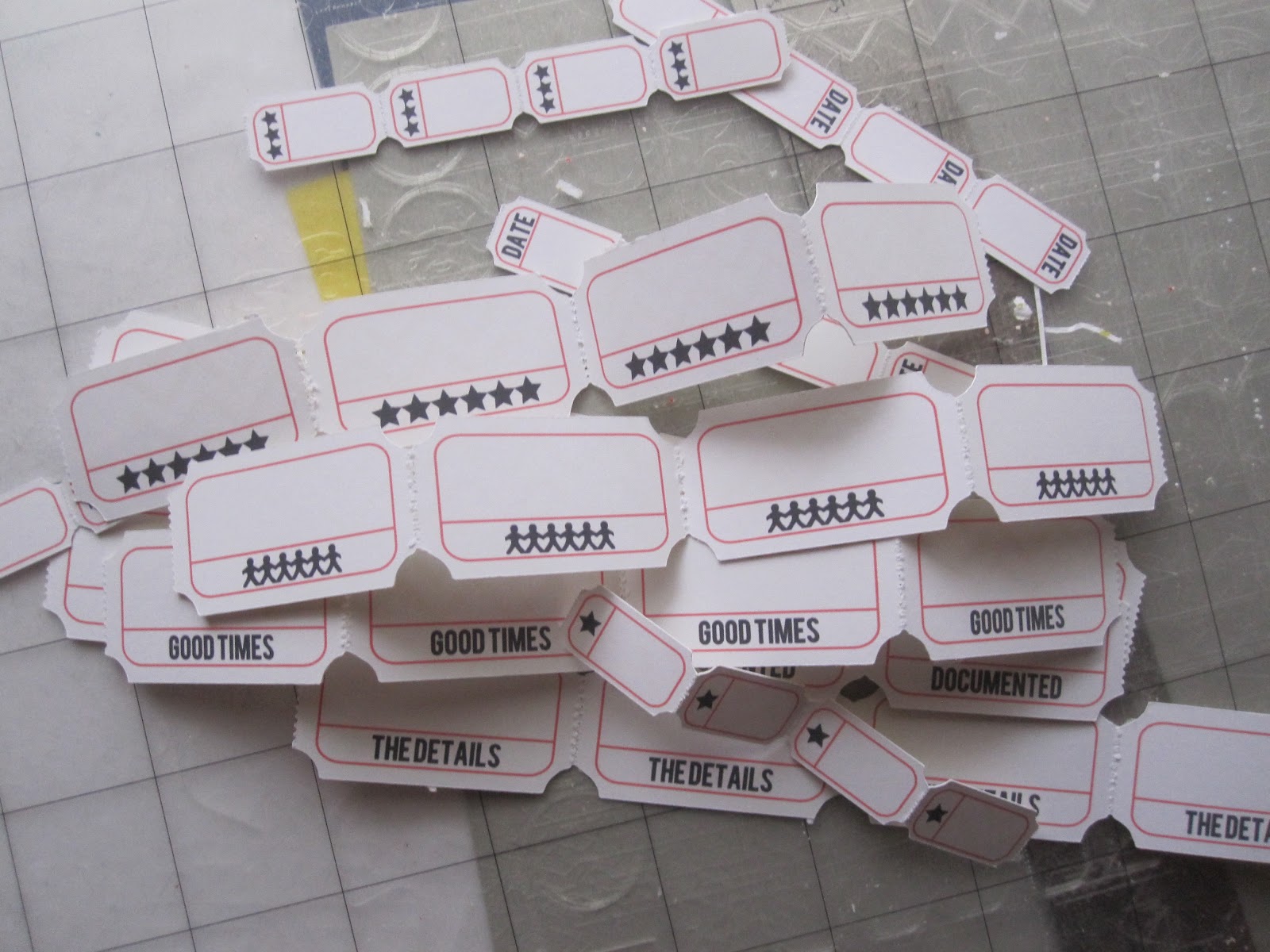 By Ness: Silhouette Ticket Tutorial