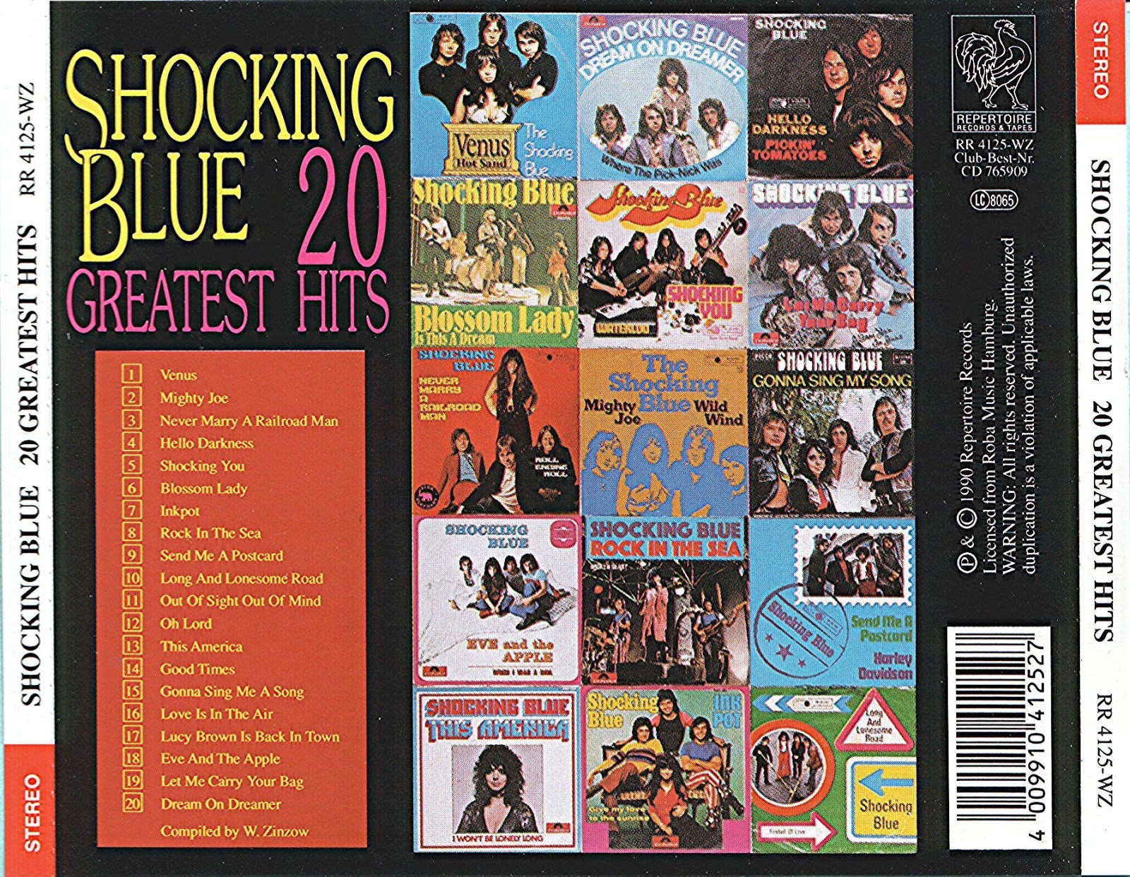 C A N G U L E I R O8: SHOCKING BLUE - 20 GREATEST HITS