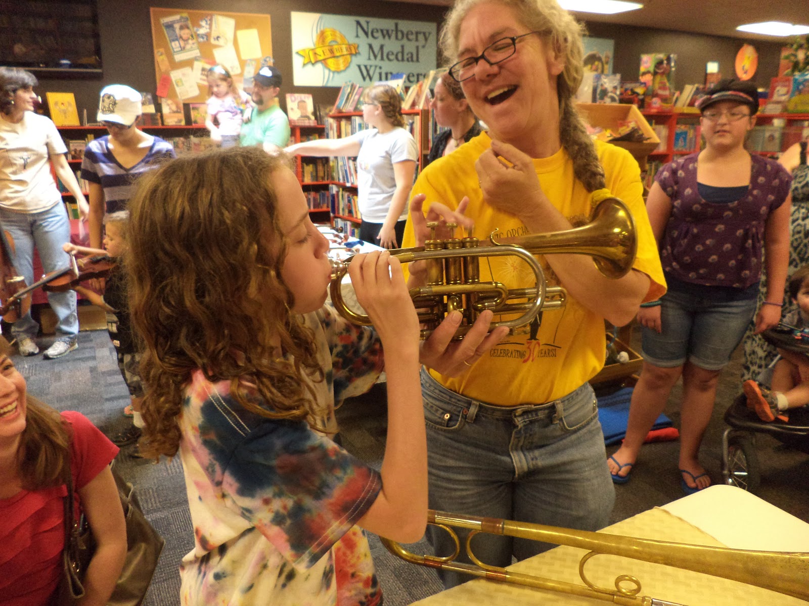 This Gal's Take On Things: Musical instrument petting zoo