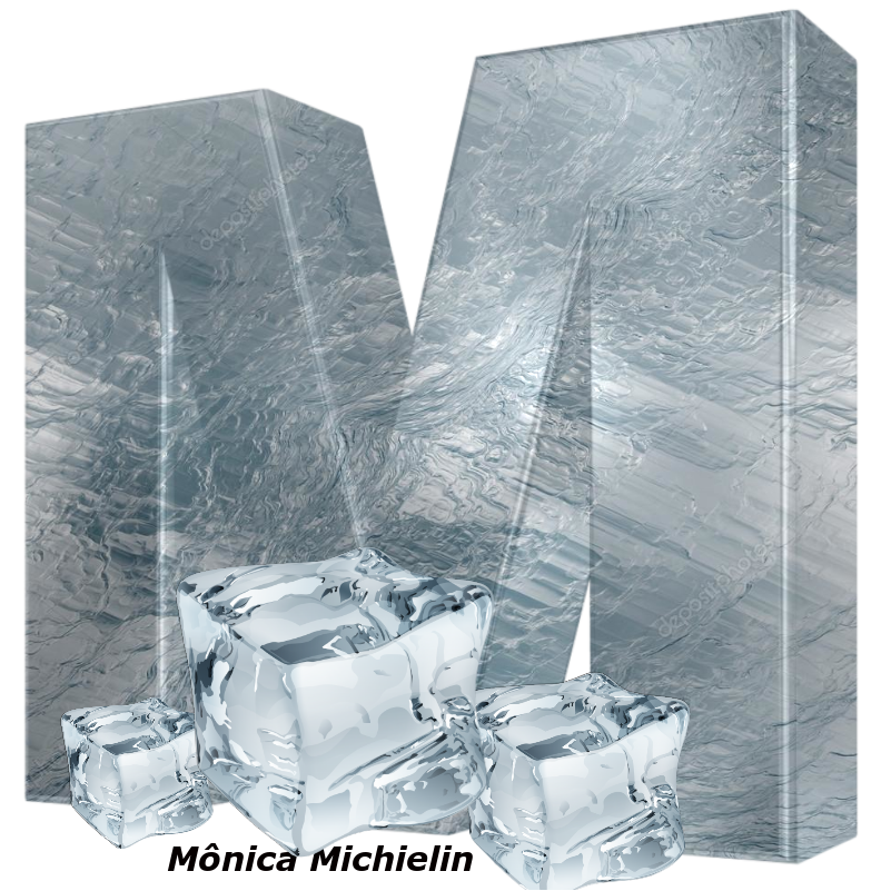 M. Michielin Alphabets: ALFABETO DE GELO PNG TEXTURA DE GELO E CUBOS DE ...