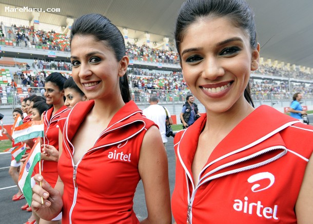 Photo Sexy: Airtel Promotion Girls in India