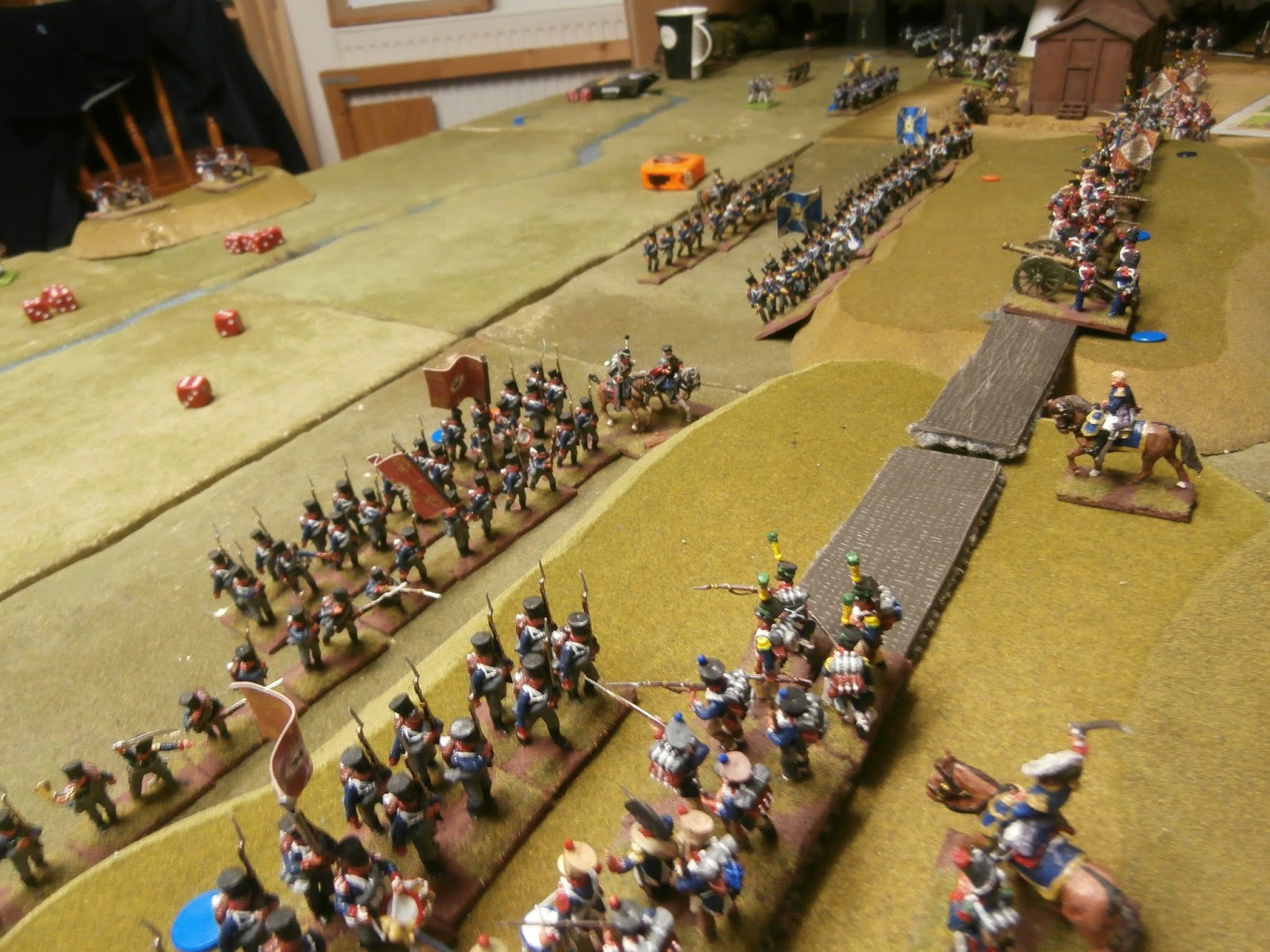 Cirencester wargames: Rank & File Napoleonics - second practice game