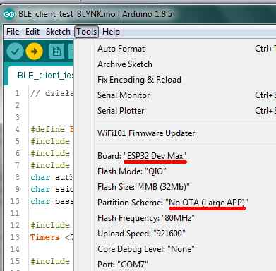 Arduino na dobry początek: ESP32 BLE i poprawione Arduino IDE czyli iTAG powraca