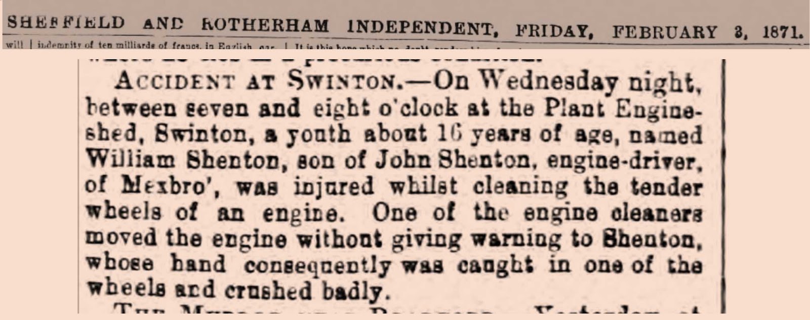Shenton Family History: William Shenton 1855-1913 - Sheffield ...