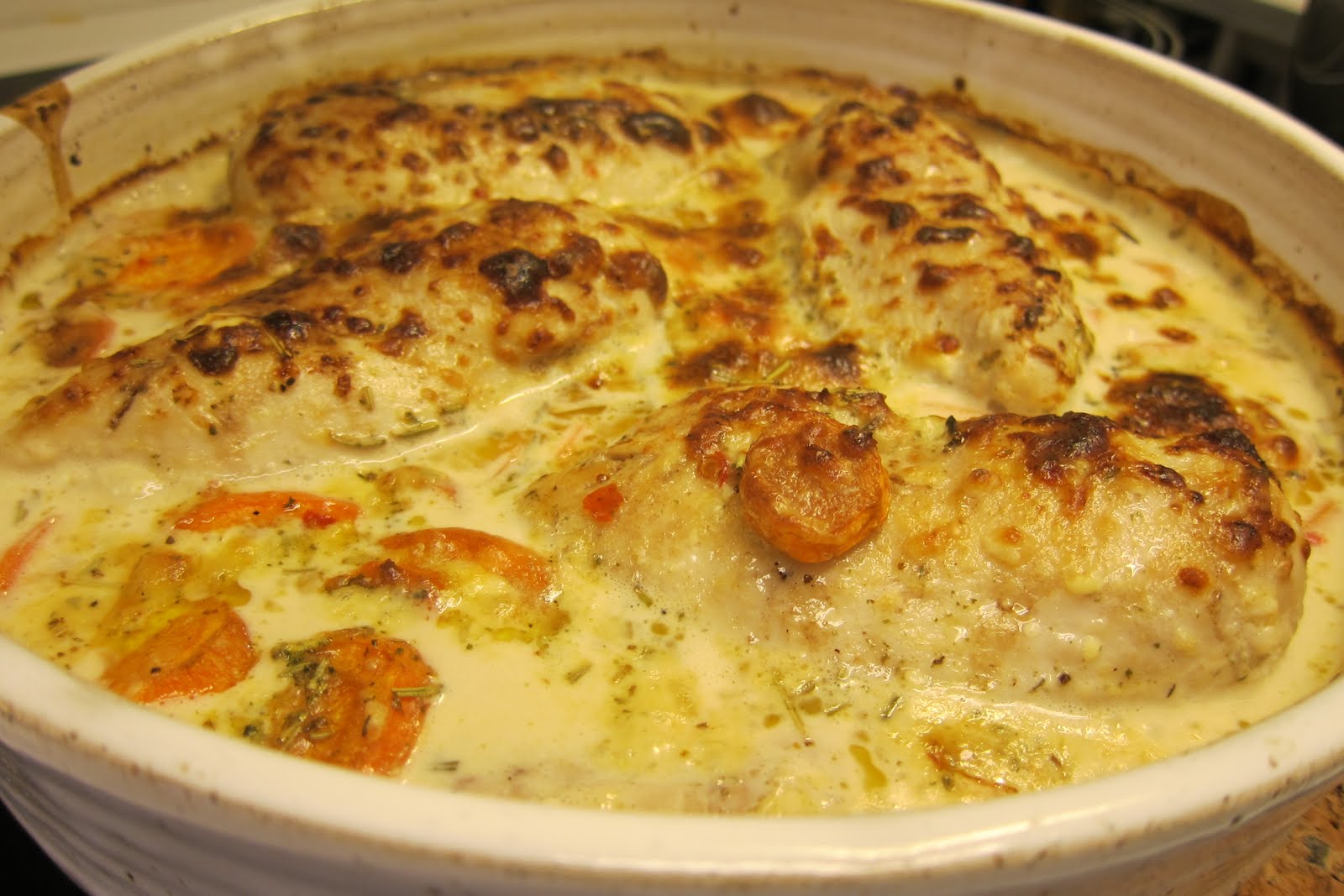 Recept favoriter, Vegetariskt: Kycklingfile parmesan