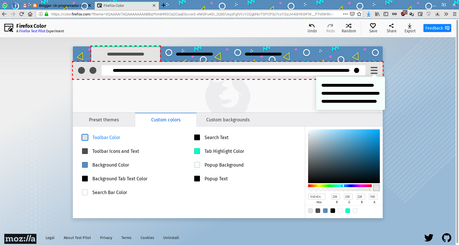 Firefox Color: Una forma de personalizar tu navegador - Un programador ...