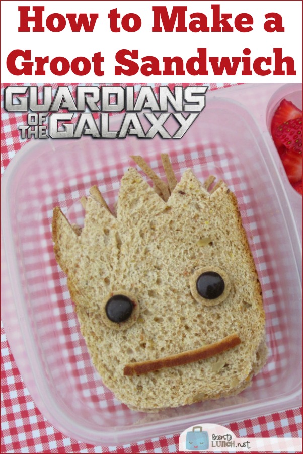 Guardians of the Galaxy Groot Sandwich Bento