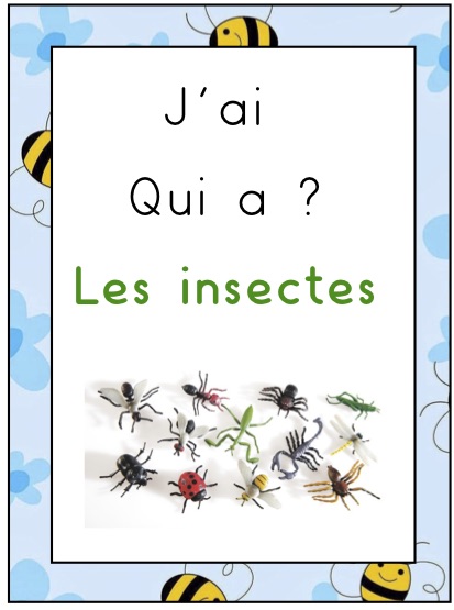 Les petits jeux de July: Les insectes