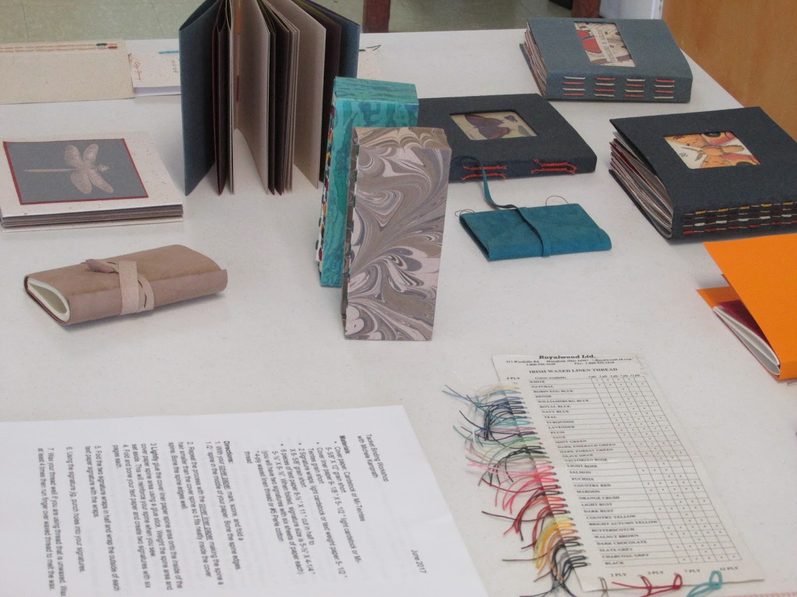 North Redwoods Book Arts Guild: JUNE TACKET BINDING WORKSHOP