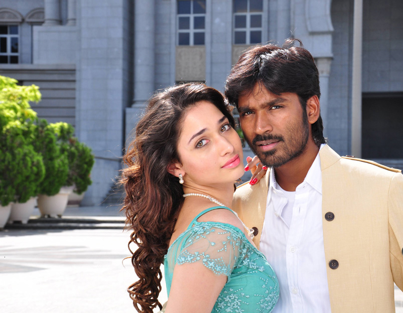 south movie gallery: tamil actor dhanush actress tamanna in romance ...