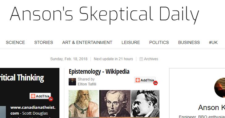 Ansonisms: Anson's Skeptical Daily