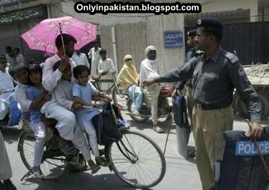 Funny Pakistani cycle riders ~ Only In pakistan