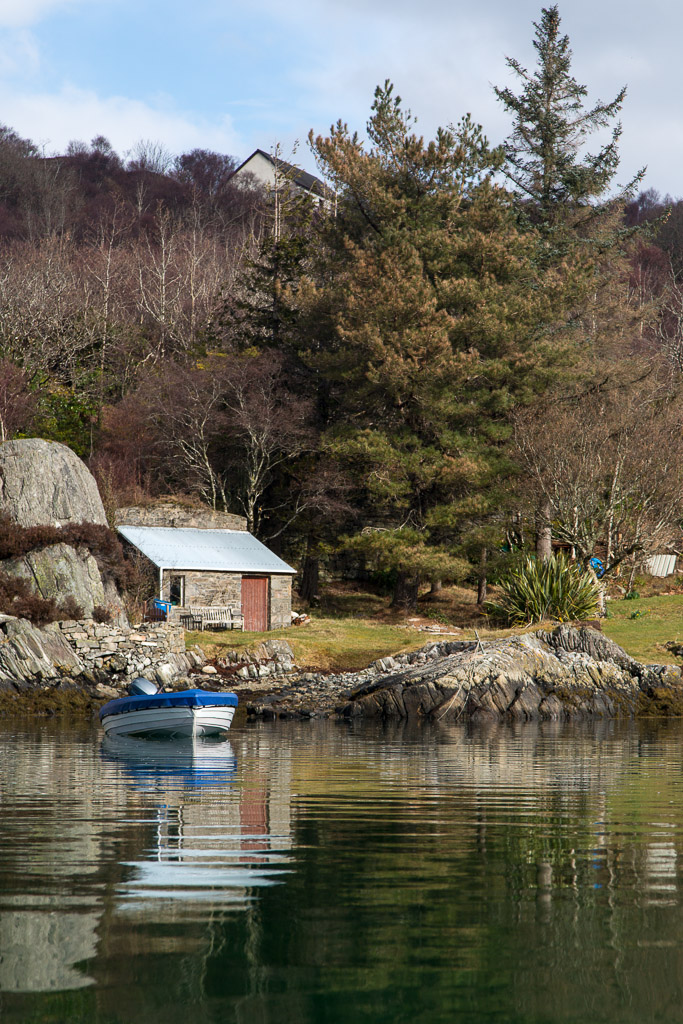 Sea kayaking with seakayakphoto.com: Better days in Kentra Bay.