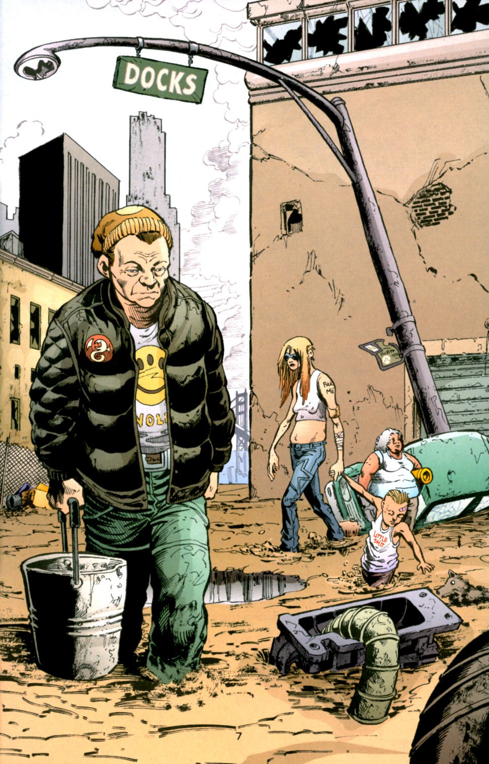 Cómic: Reseña de "Transmetropolitan" #7 al #10 de Warren Ellis [ECC Comics].