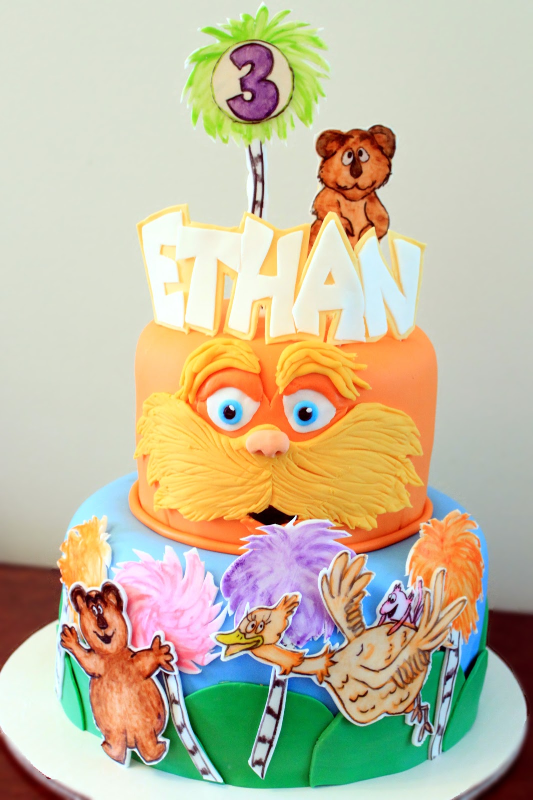 Lorax Themed Cake