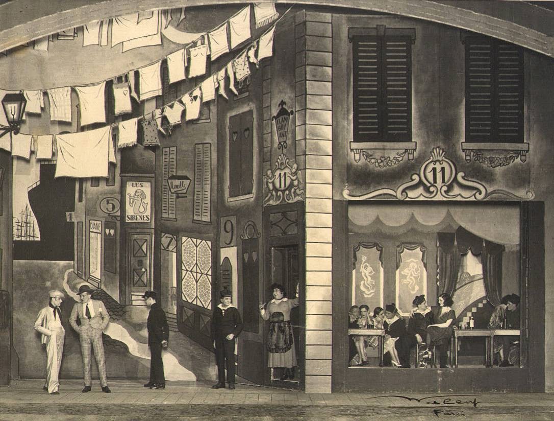 deep space daguerreotype: Folies Bergère Costume & Set Design, 1920s/30s