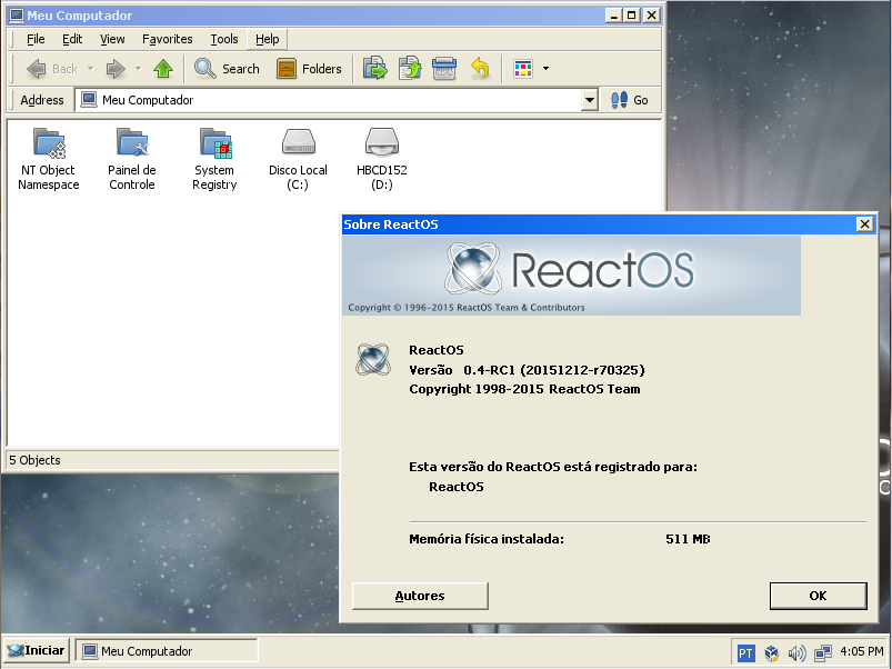 Análise: O React OS em 2015 - Bruno A. Vieira